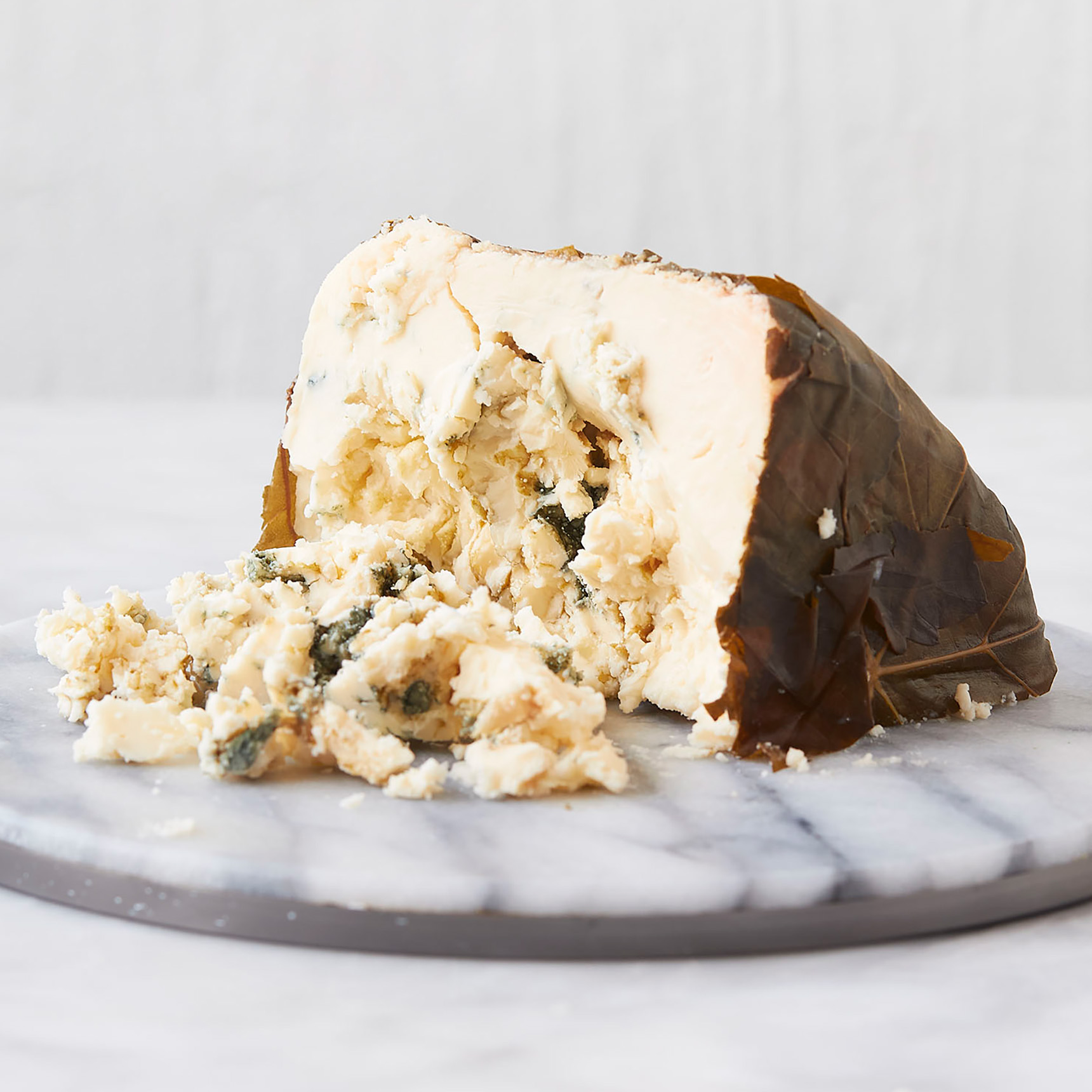 Rogue Creamery Rogue River Blue – a leaf-wrapped blue | Murray's Cheese