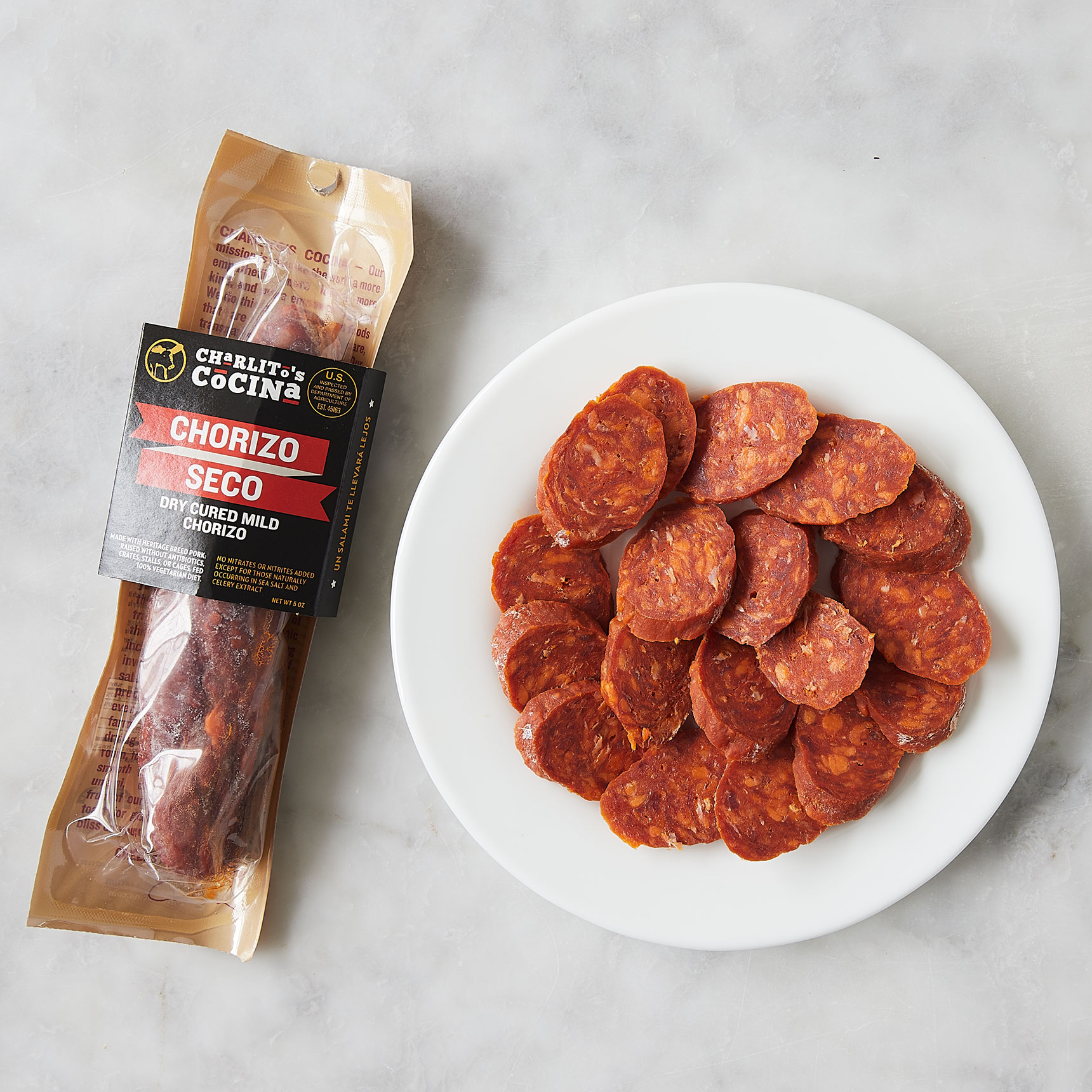 Charlito's Cocina Dry Cured Chorizo – mild pork charcuterie | Murray's ...