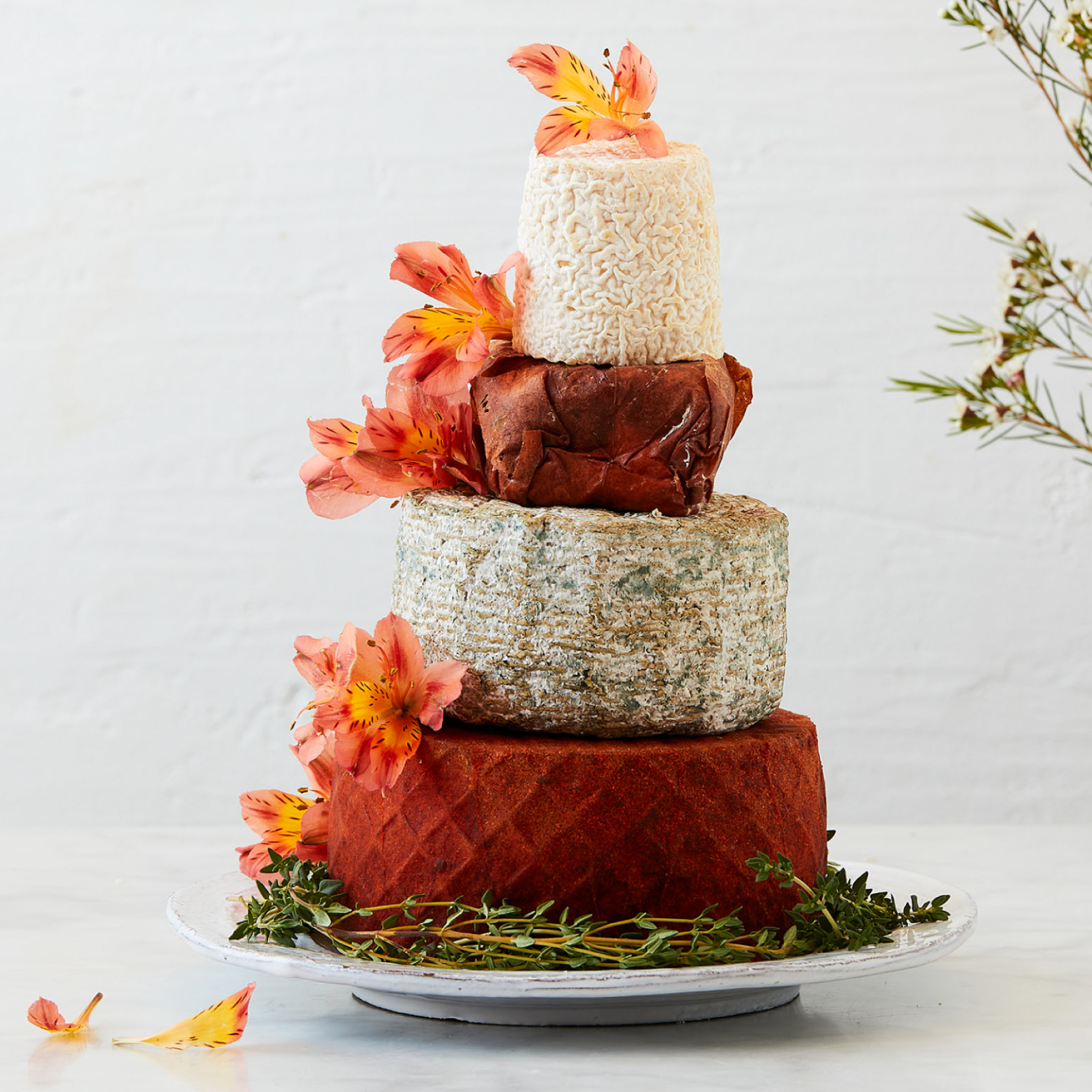 Better Than Cake Cheese Tower – a crowd-pleasing centerpiece | Murray's ...