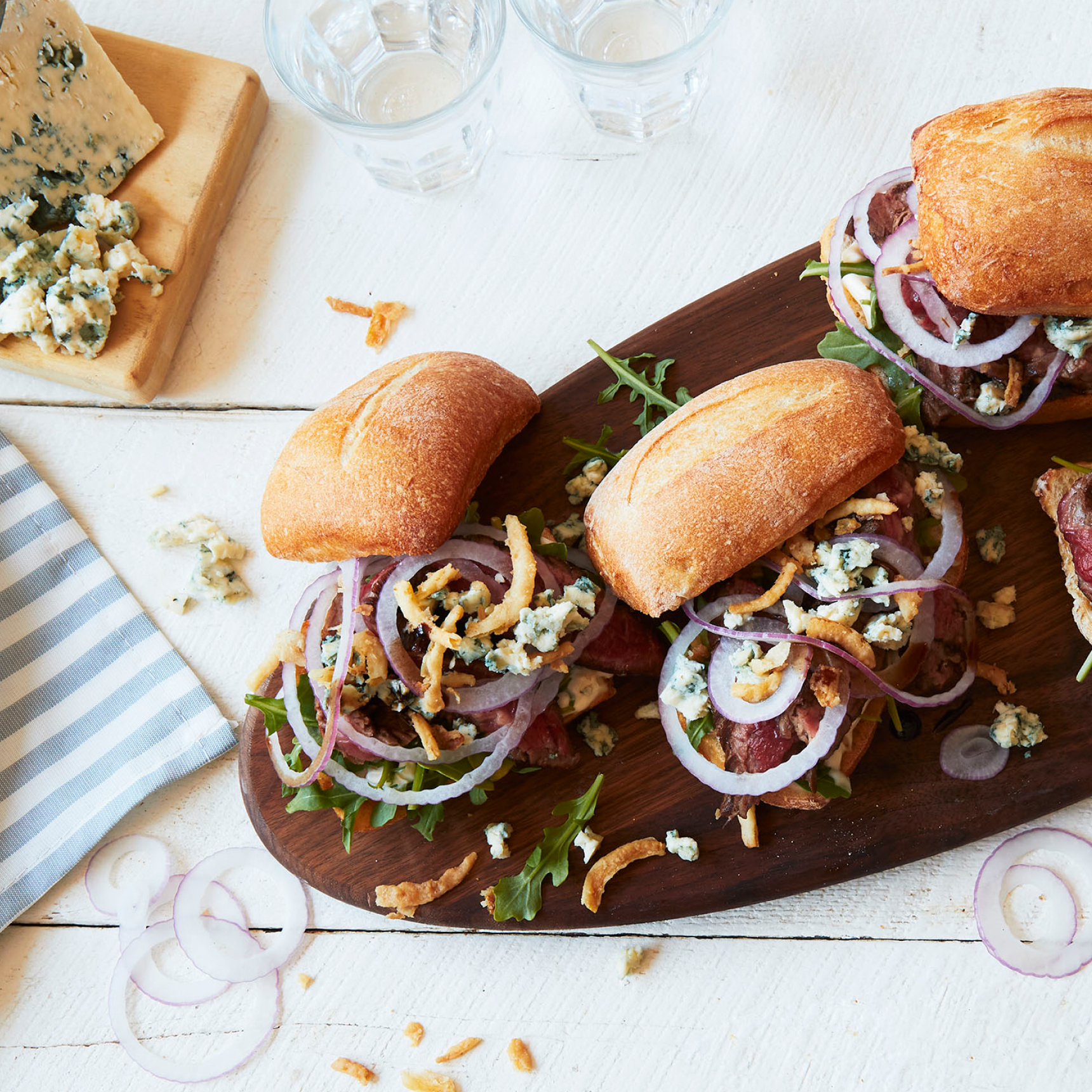 Mini Steak Sandwiches with Blue Cheese | Murray's Cheese