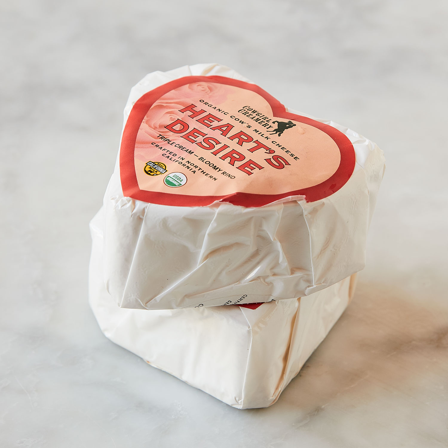 Cowgirl Creamery Heart’s Desire – heart-shaped triple crème | Murray's ...