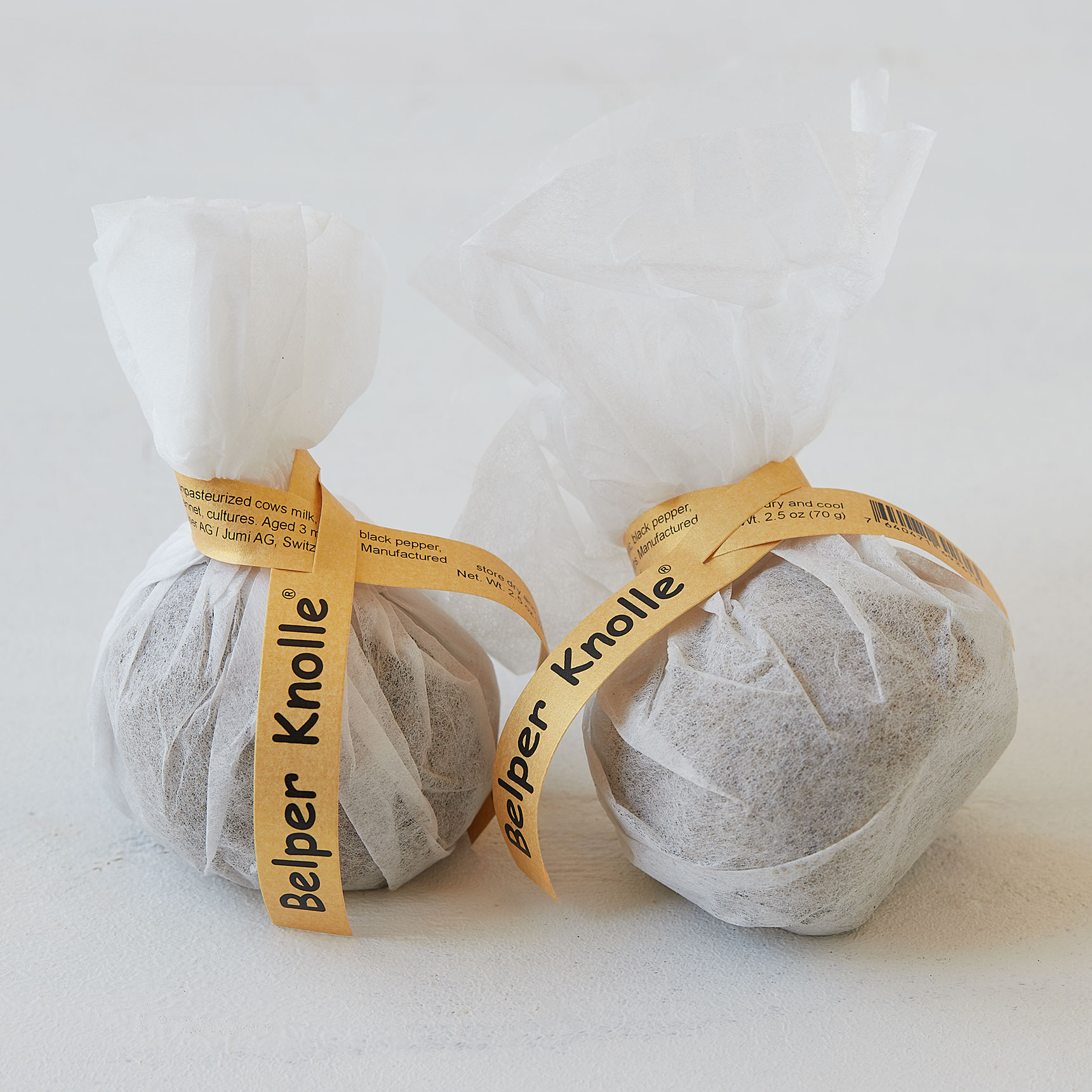 Jumi Belper Knolle – a pepper-coated cheese made for grating | Murray's Cheese