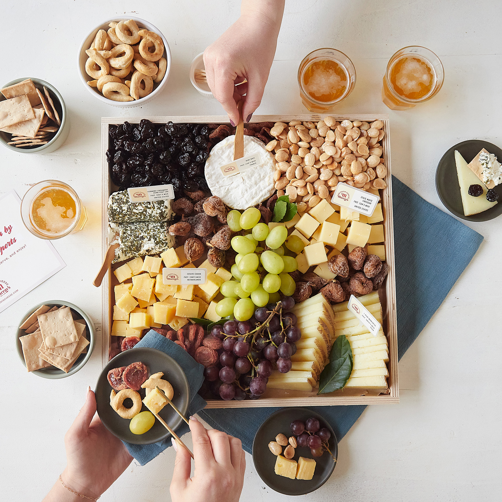 Large Timeless Classics Cheese Board – shipped nationwide | Murray's Cheese