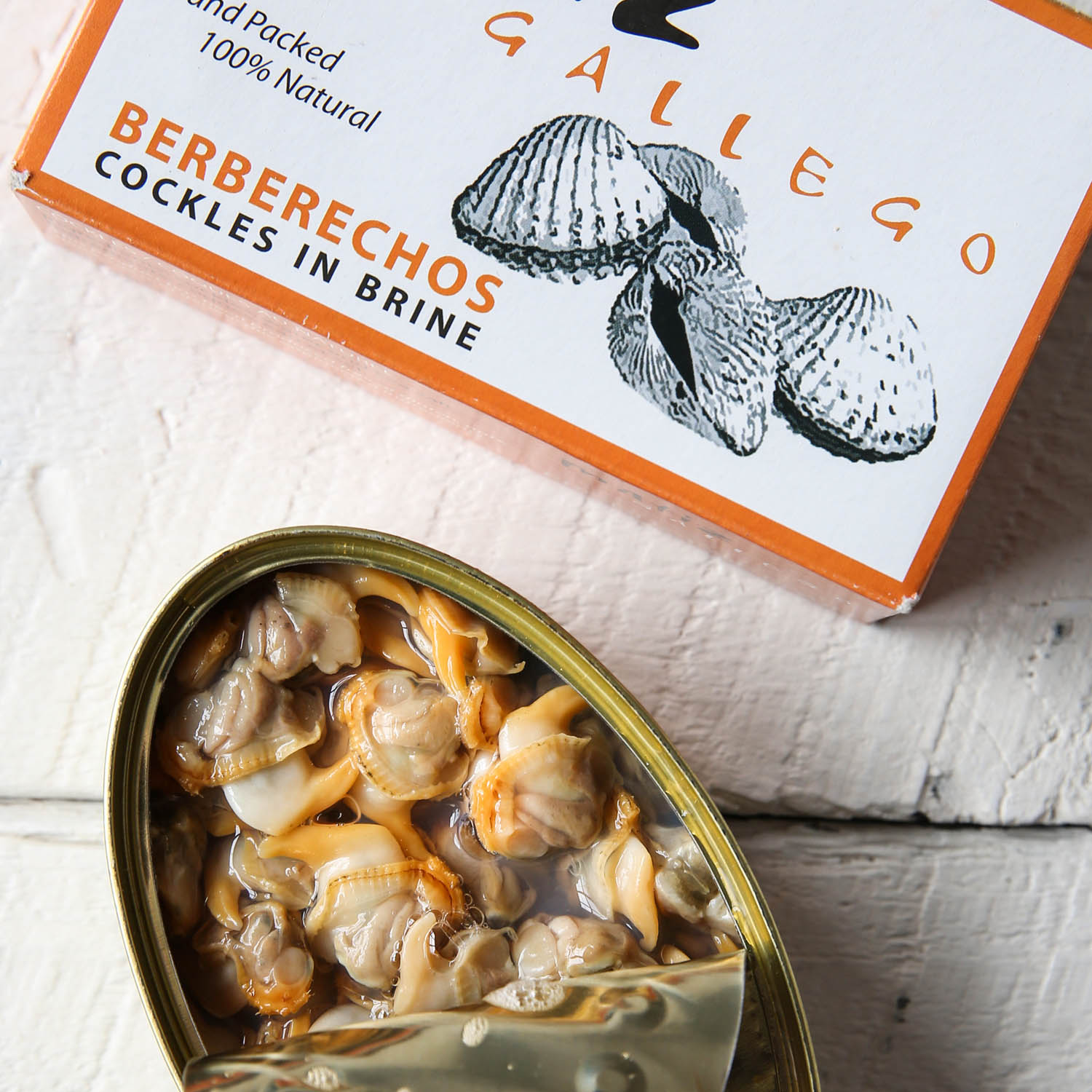 Matiz Cockles in Brine - a tin of briny Spanish mollusks | Murray's Cheese