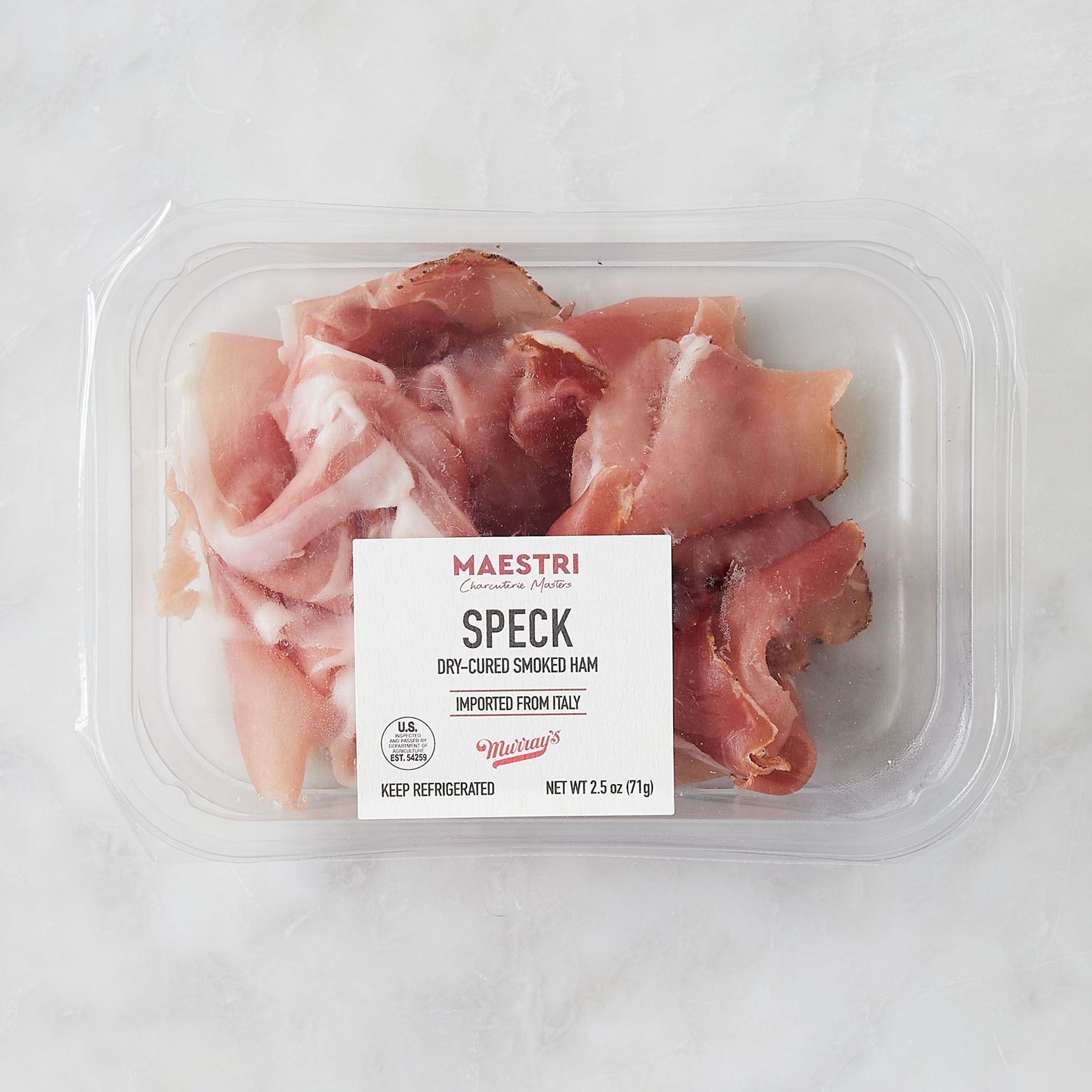 Maestri d’Italia Sliced Speck – a smoky, herb-infused Italian ham ...