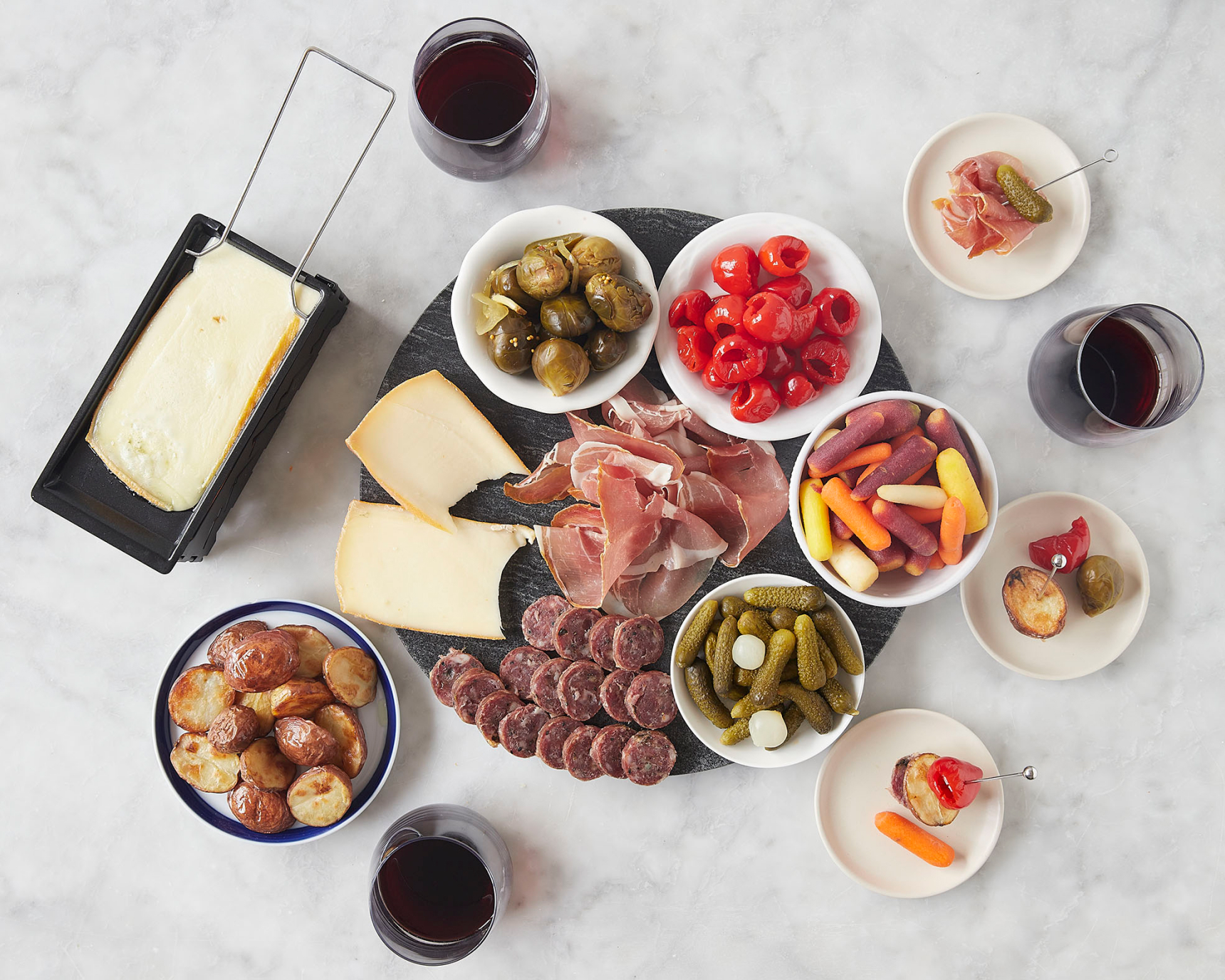 Raclette for Two Board | Murray's Cheese