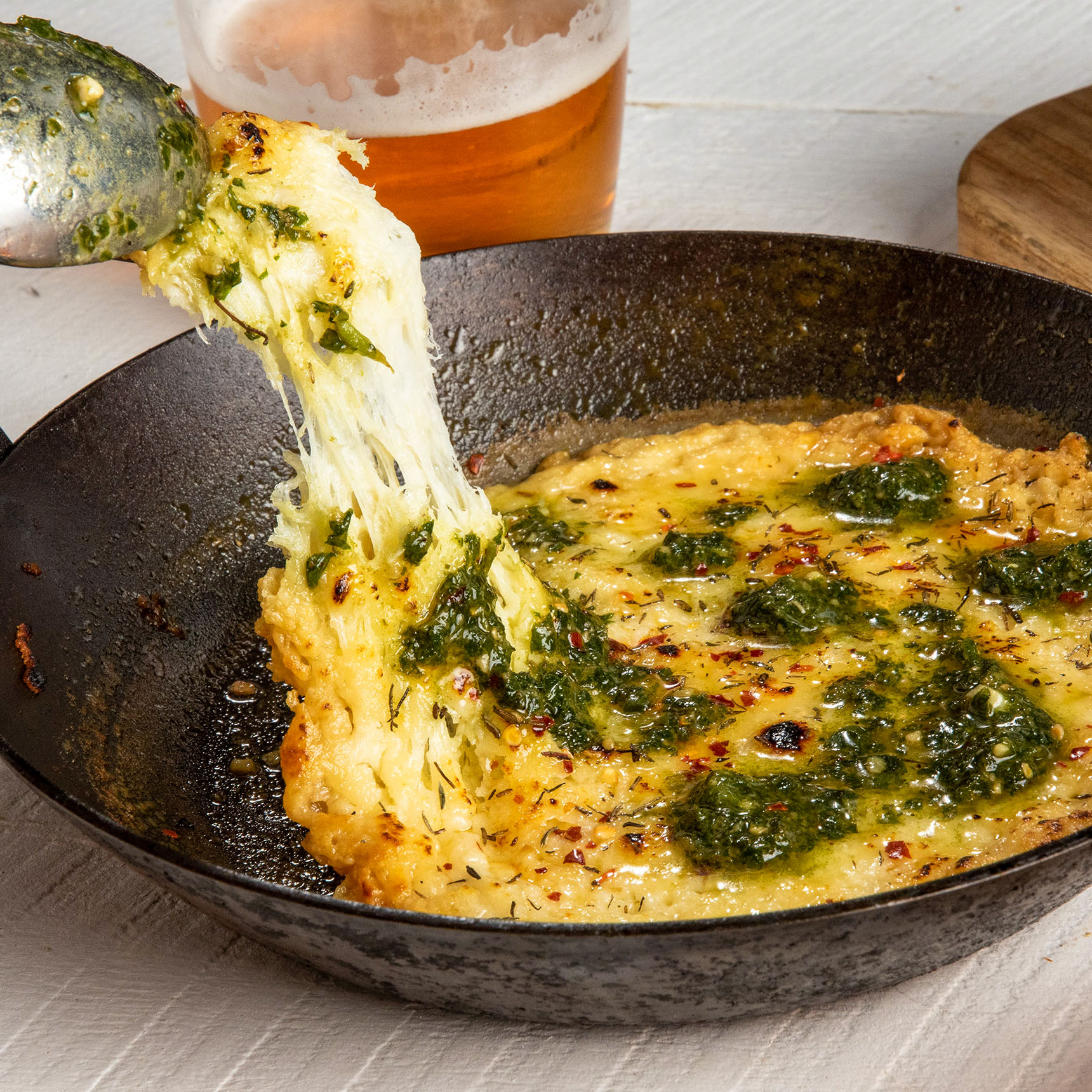 Crispy Provolone with Chimichurri | Murray's Cheese