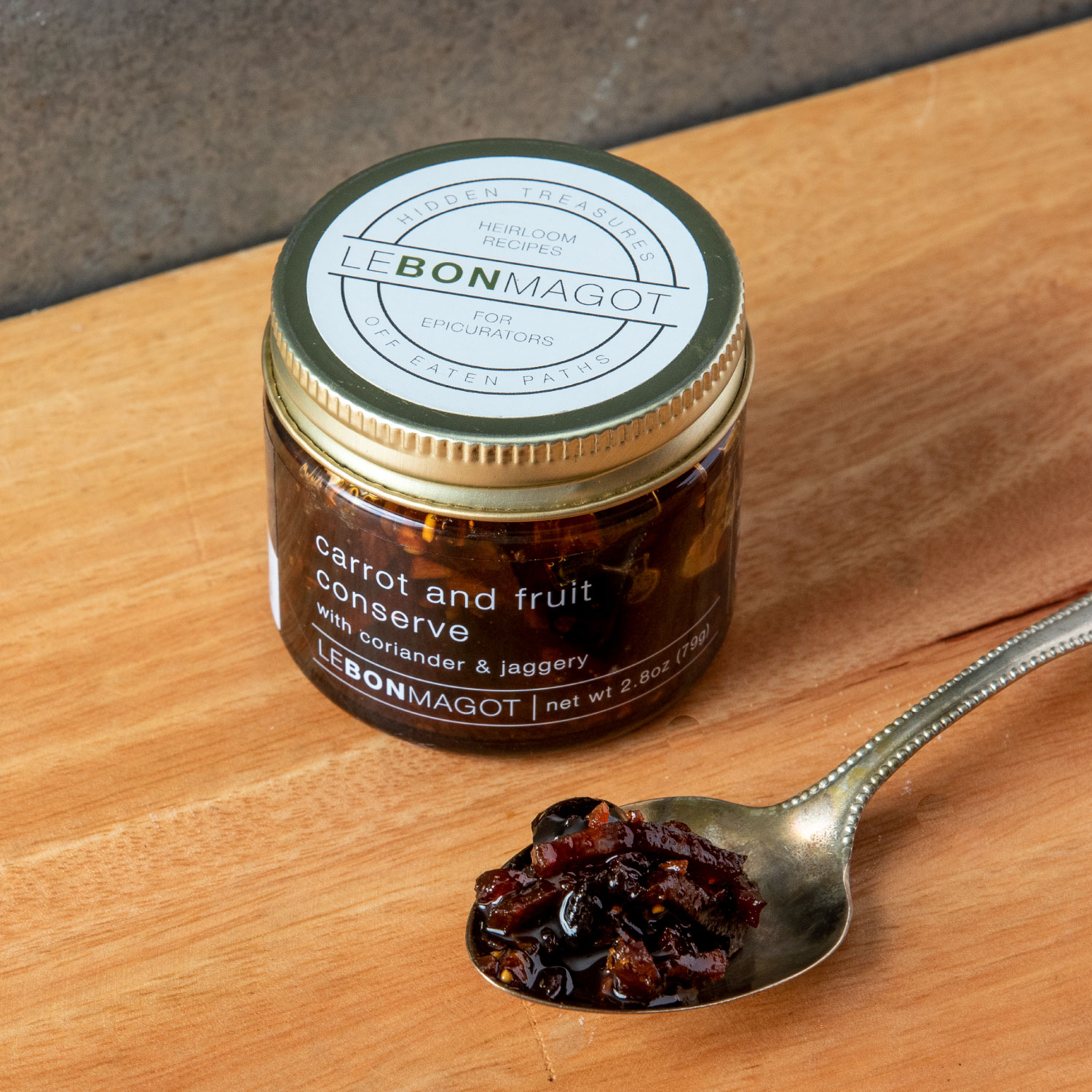 Le Bon Magot Carrot and Fruit Conserve - a rich jam made of fruit and ...