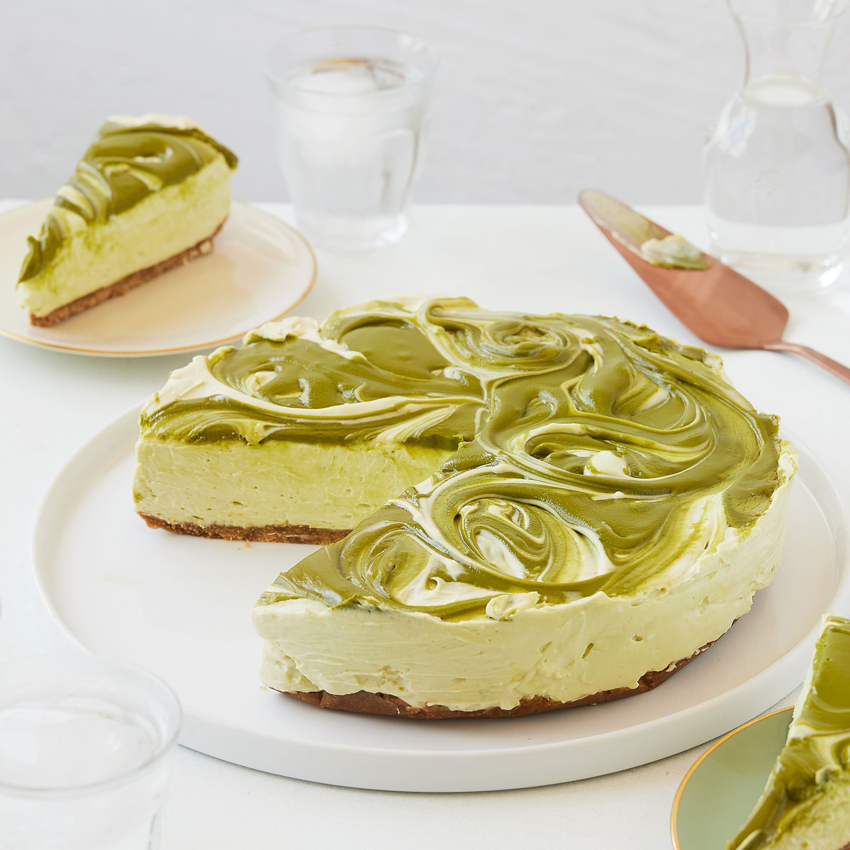 Matcha Swirl Cheesecake | Murray's Cheese