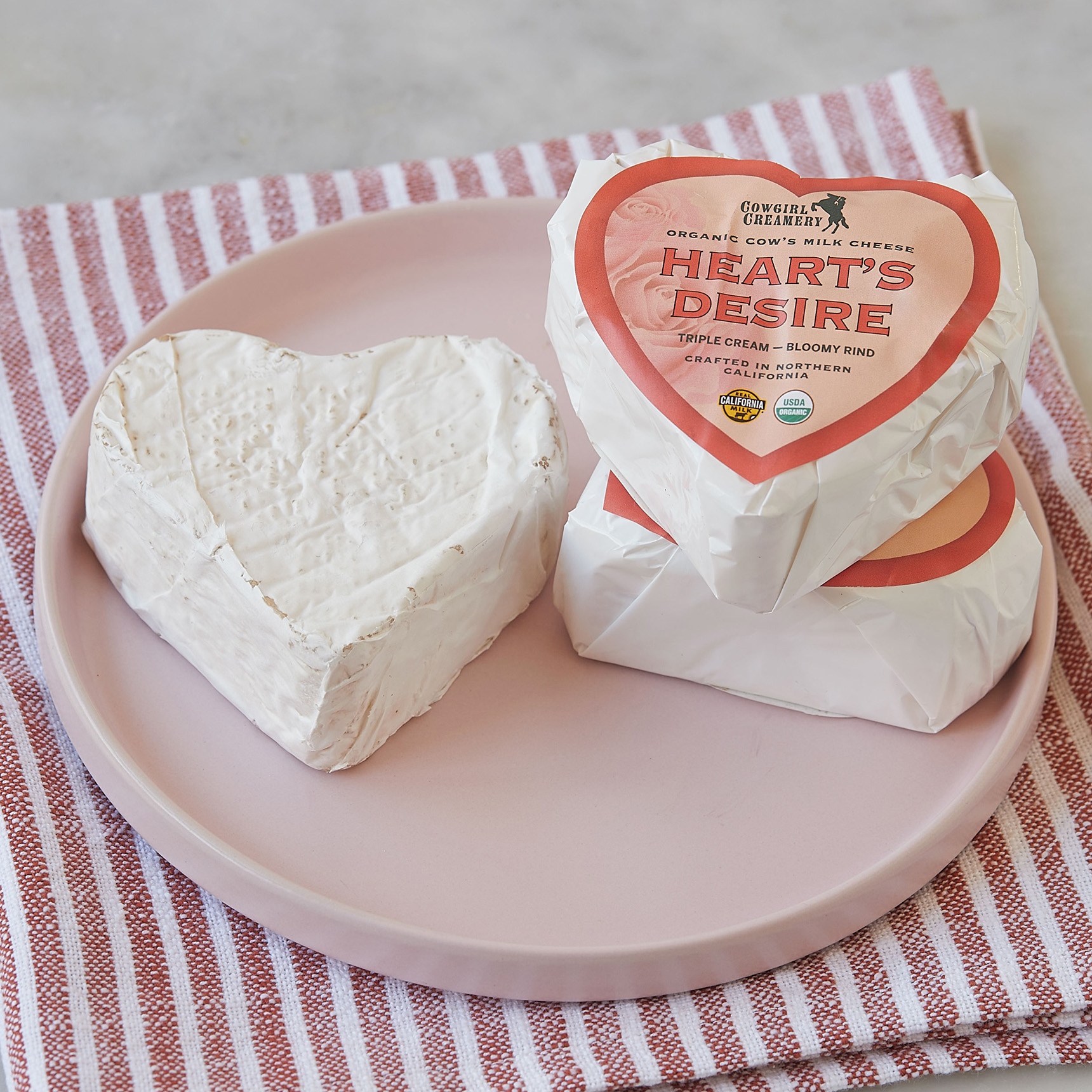 Cowgirl Creamery Heart’s Desire – heart-shaped triple crème | Murray's ...