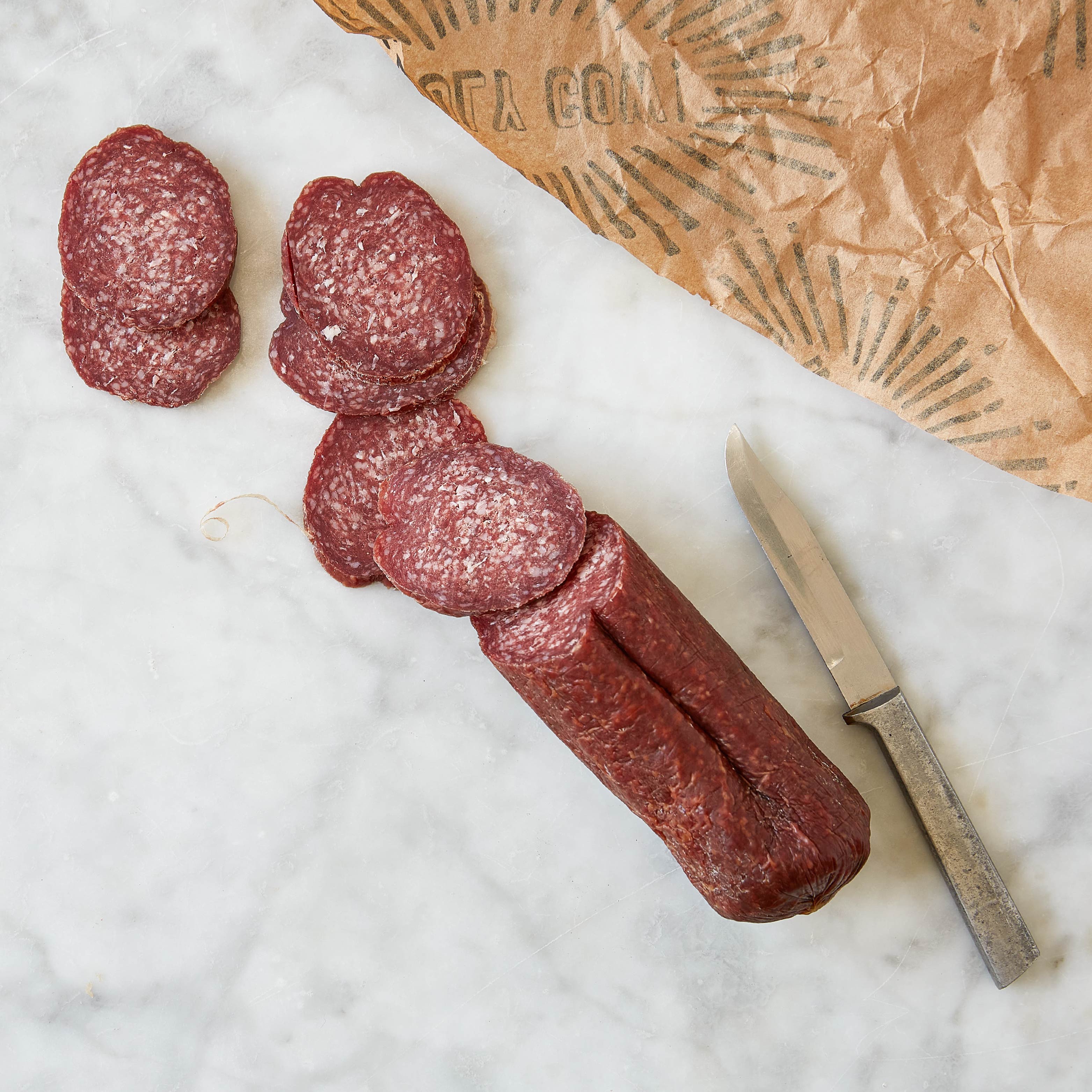 Red Bear Holy Cow! Beef Salami – a peppery, smokey beef salami | Murray ...