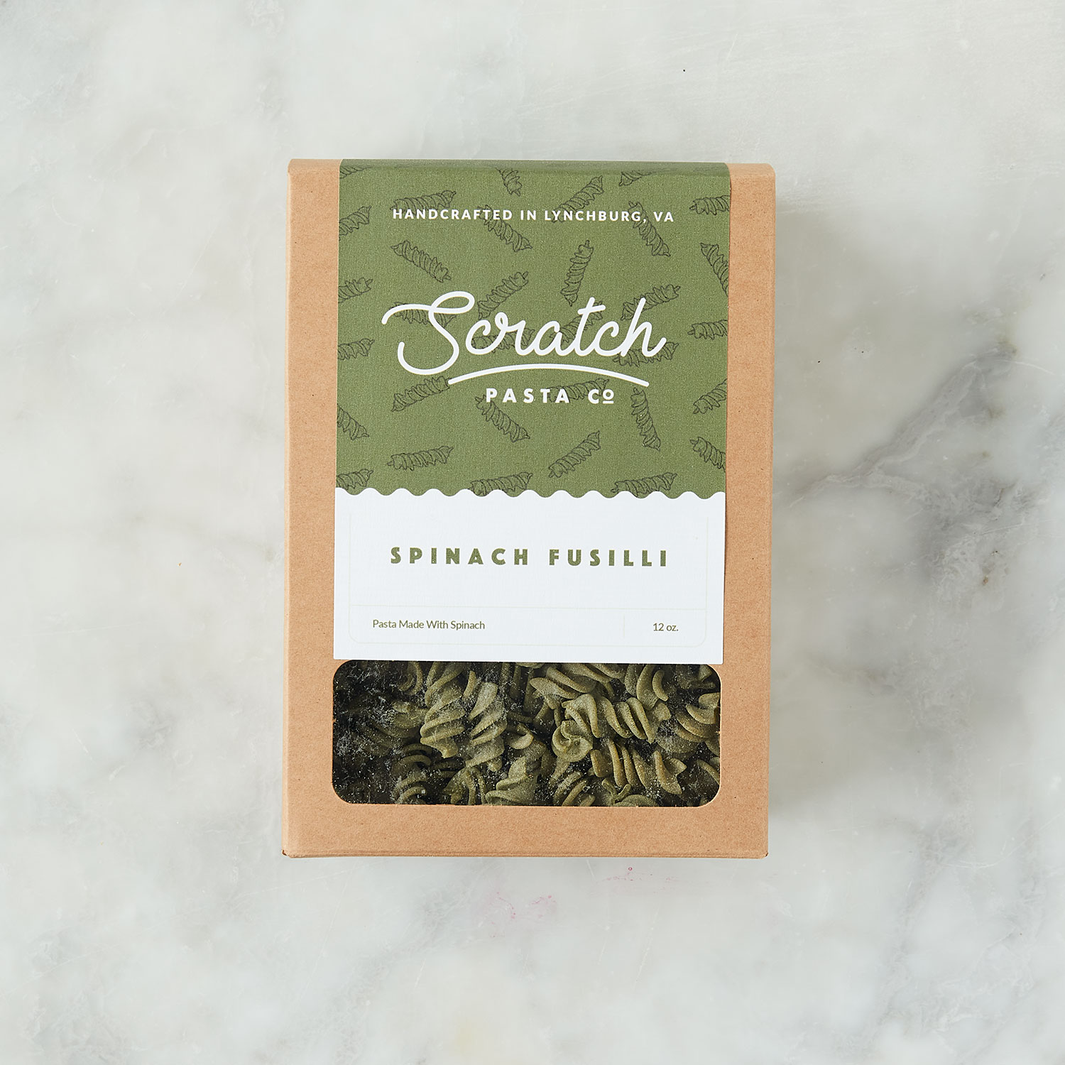 Scratch Pasta Spinach Fusilli – versatile green spirals | Murray's Cheese