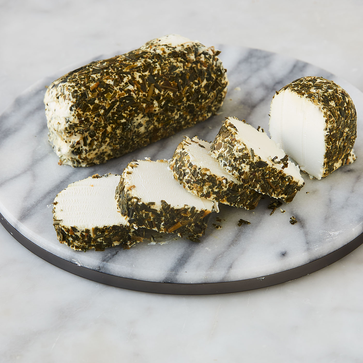 Vermont Creamery Herb Goat Log - bright and creamy goat cheese log ...