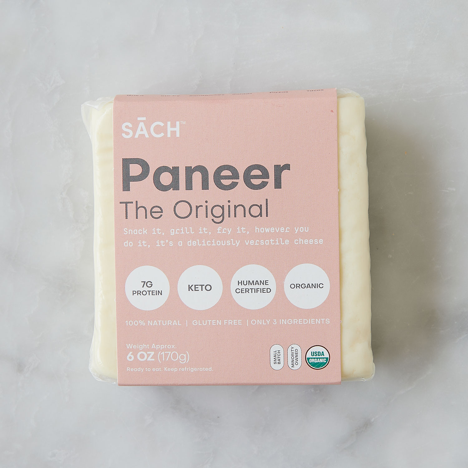 Sach Original Paneer Organic – a mild cooking cheese | Murray's Cheese