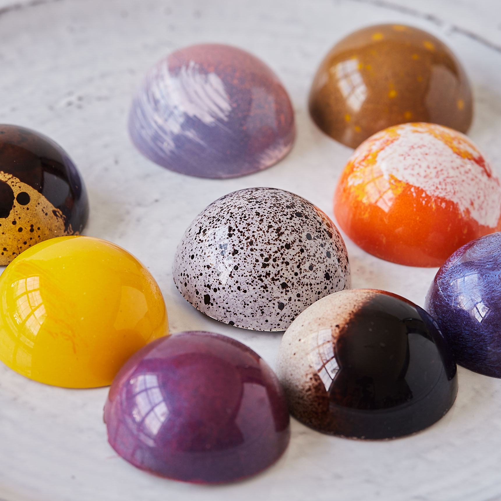 Feve 9 Piece Dome Collection – a box of artisanal chocolates | Murray's ...