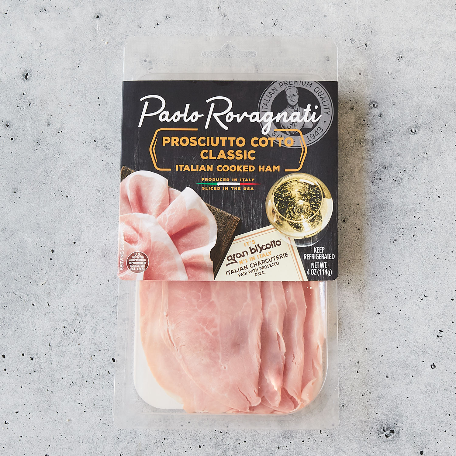 Rovagnati Sliced Prosciutto Cotto – cooked Italian ham | Murray's Cheese