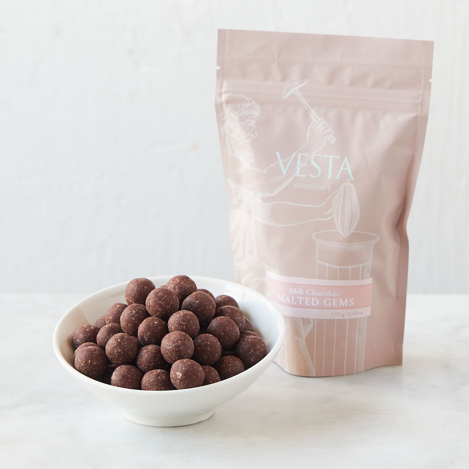 Vesta Chocolate Milk Chocolate Covered Malted Gems | Murray's Cheese