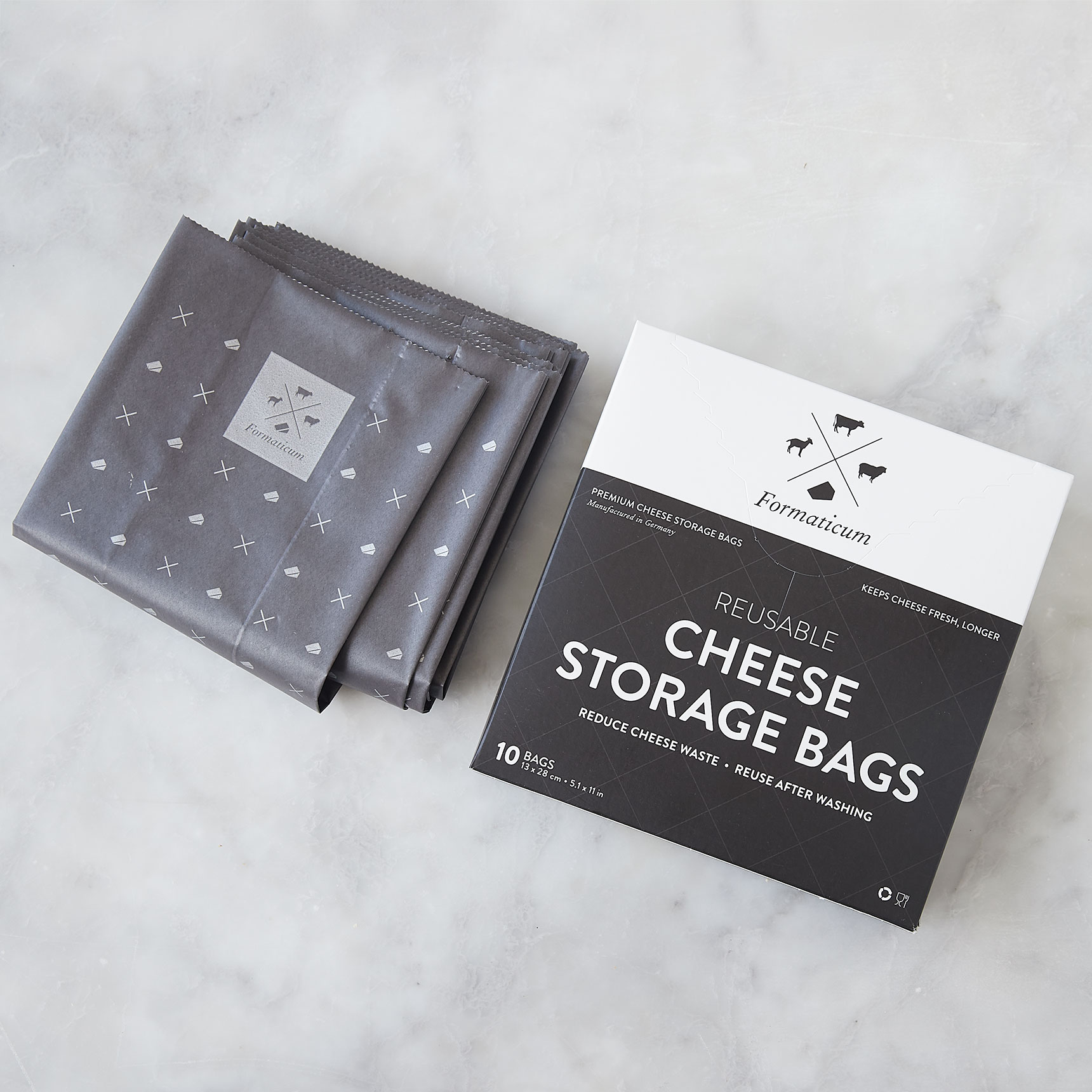 Formaticum Cheesepaper Bags - a pack of 15 reusable wax bags for ...