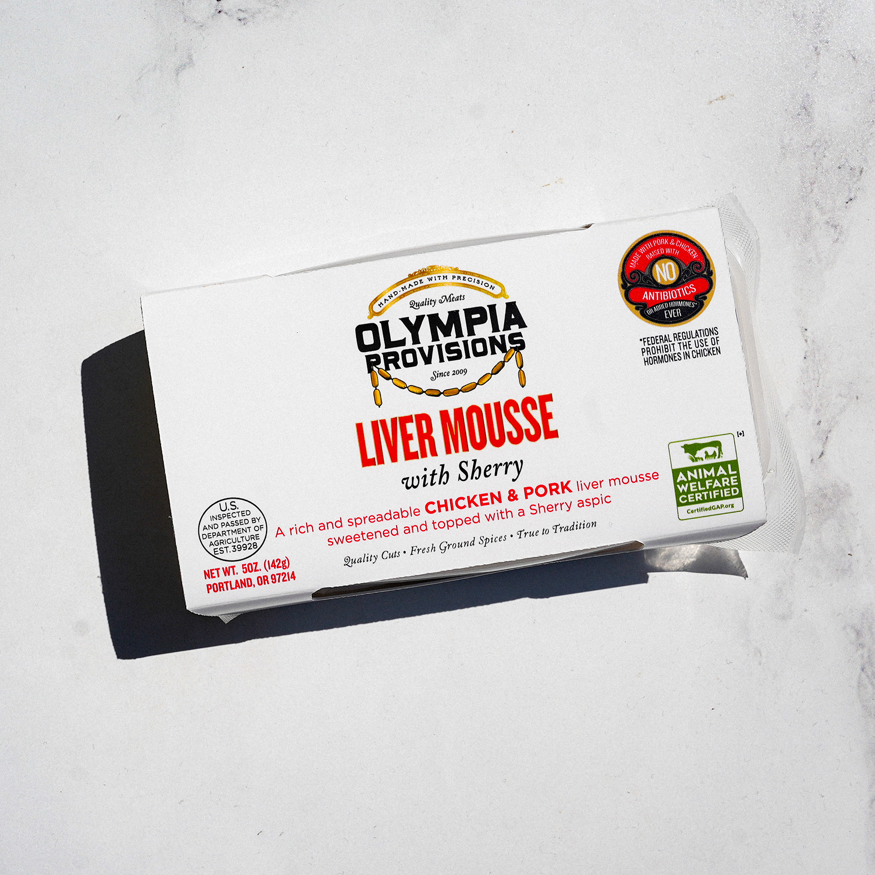 Olympia Provisions Chicken & Pork Liver Mousse With Sherry | Murray's ...