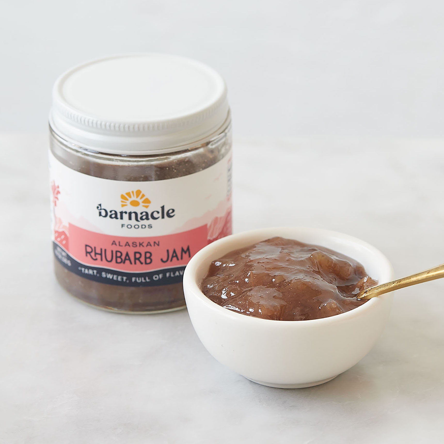 Barnacle Foods Alaskan Rhubarb Jam – a tart, sweet spread | Murray's Cheese
