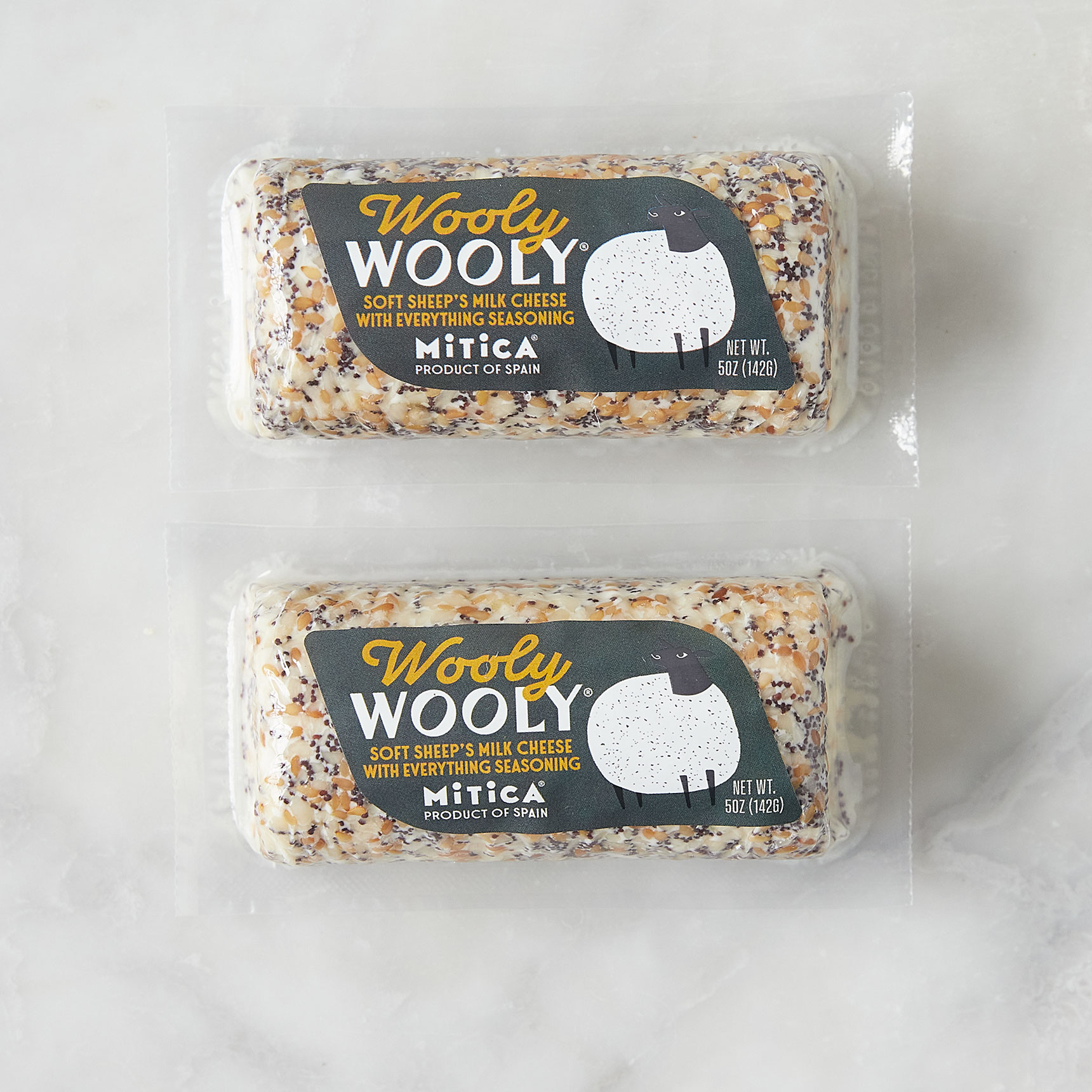Wooly Wooly Everything Seasoning Fresh Sheep's Milk Log | Murray's Cheese