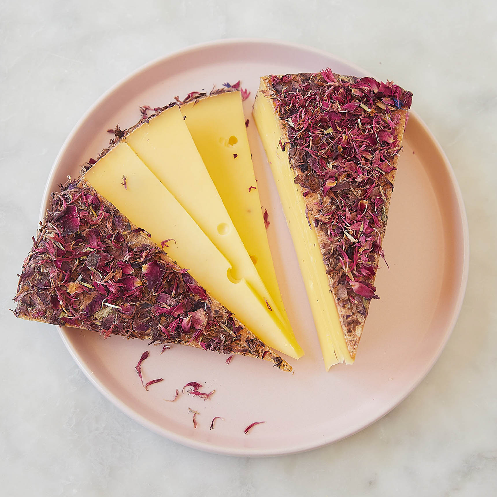 Murray's Alp Blossom - a savory, flower-coated cheese | Murray's Cheese