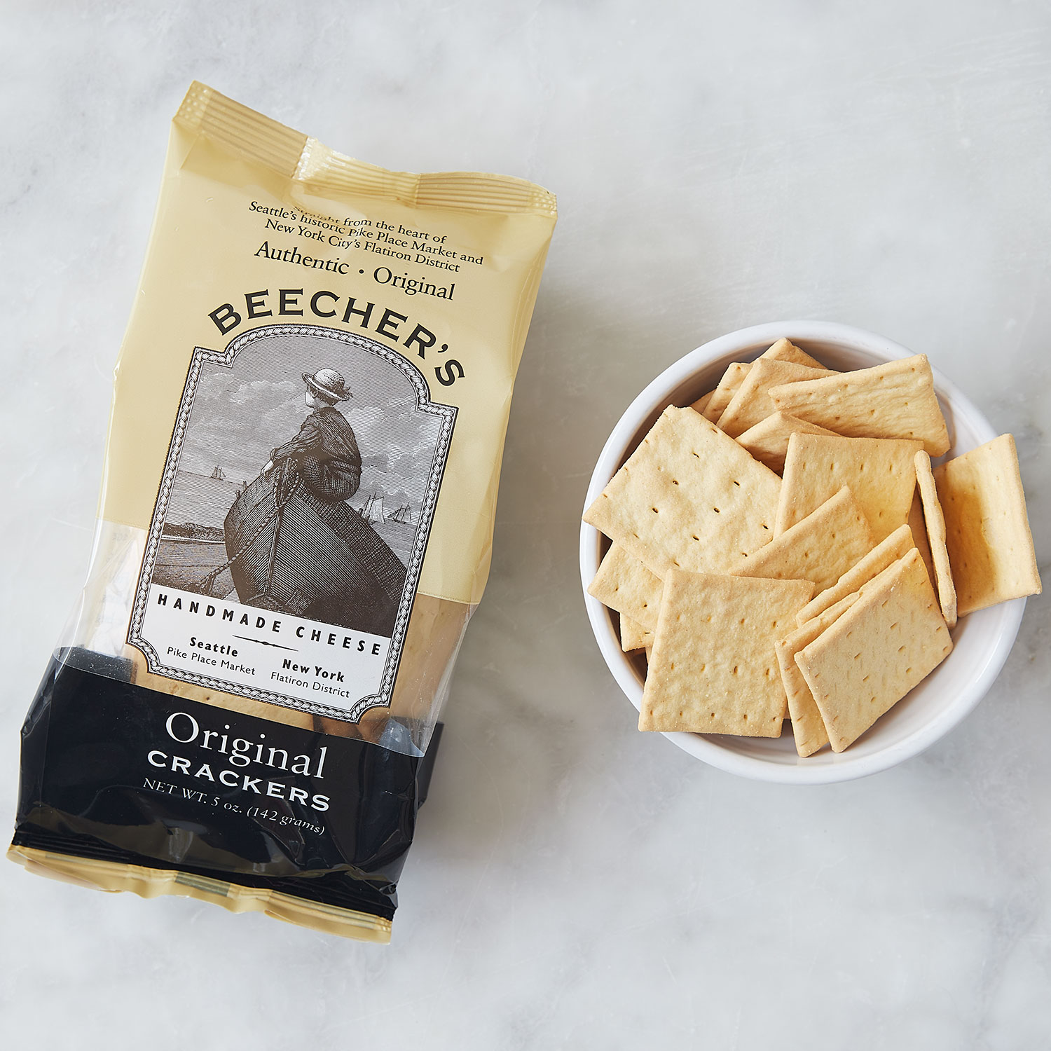 Beecher’s Crackers – Original – crisp, buttery, & bite-size | Murray's ...