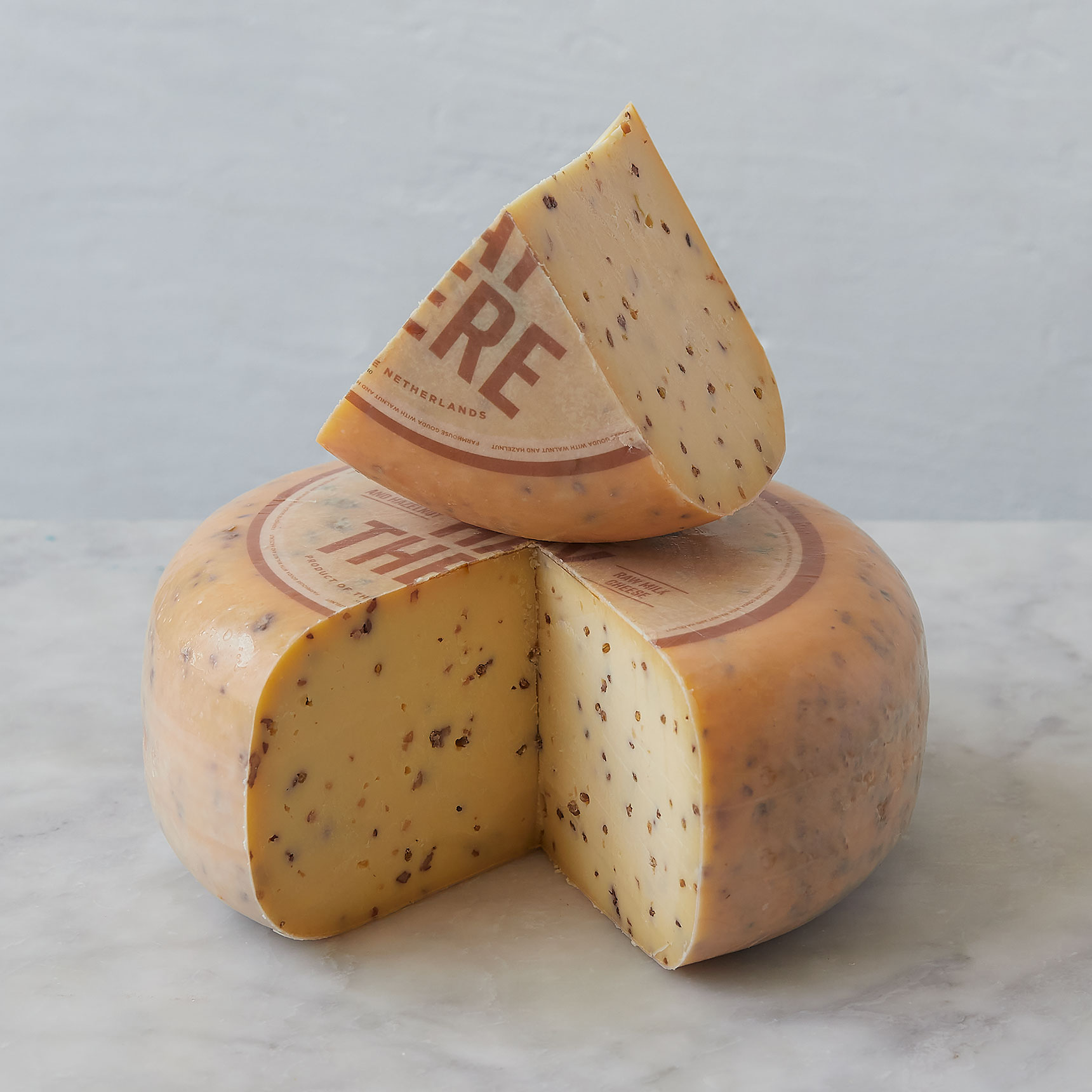 Artikaas Walnut & Hazelnut Gouda – a nutty, creamy cheese | Murray's Cheese