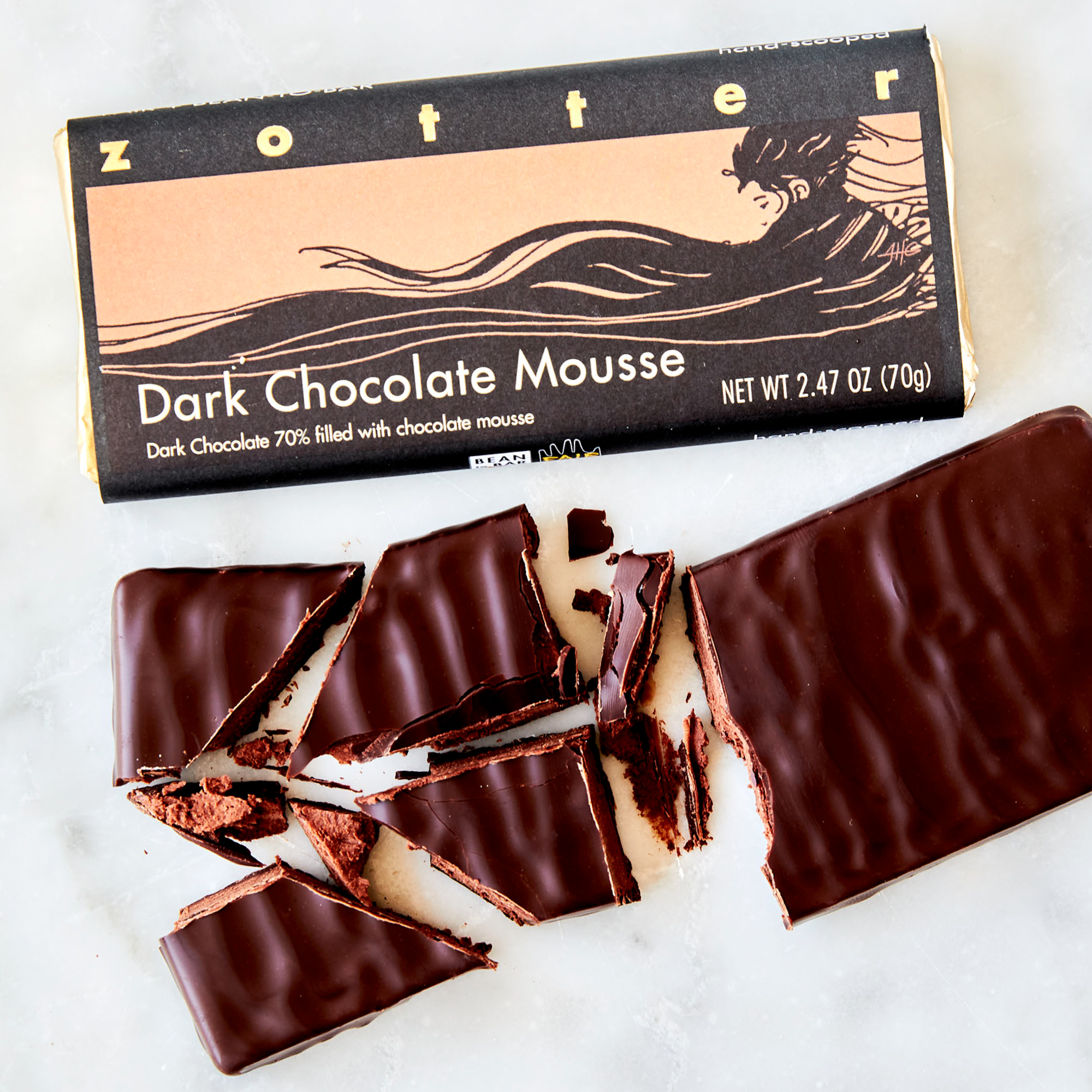 Zotter Chocolates Dark Chocolate Mousse | Murray's Cheese