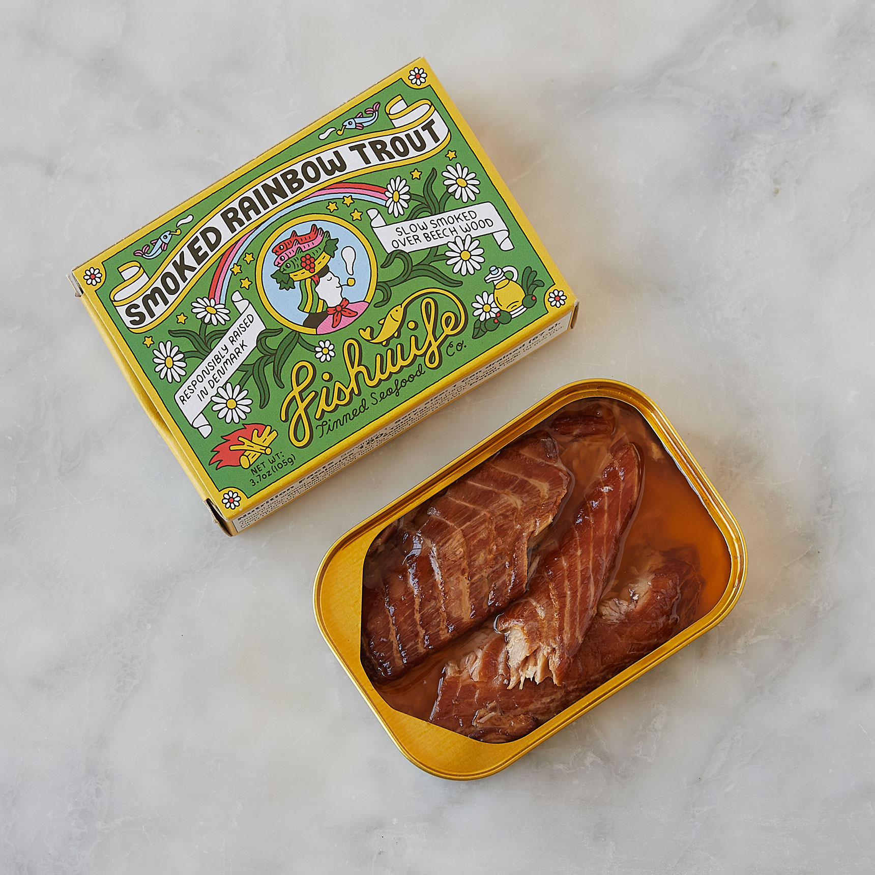 Fishwife Smoked Rainbow Trout - buttery tinned fish | Murray's Cheese