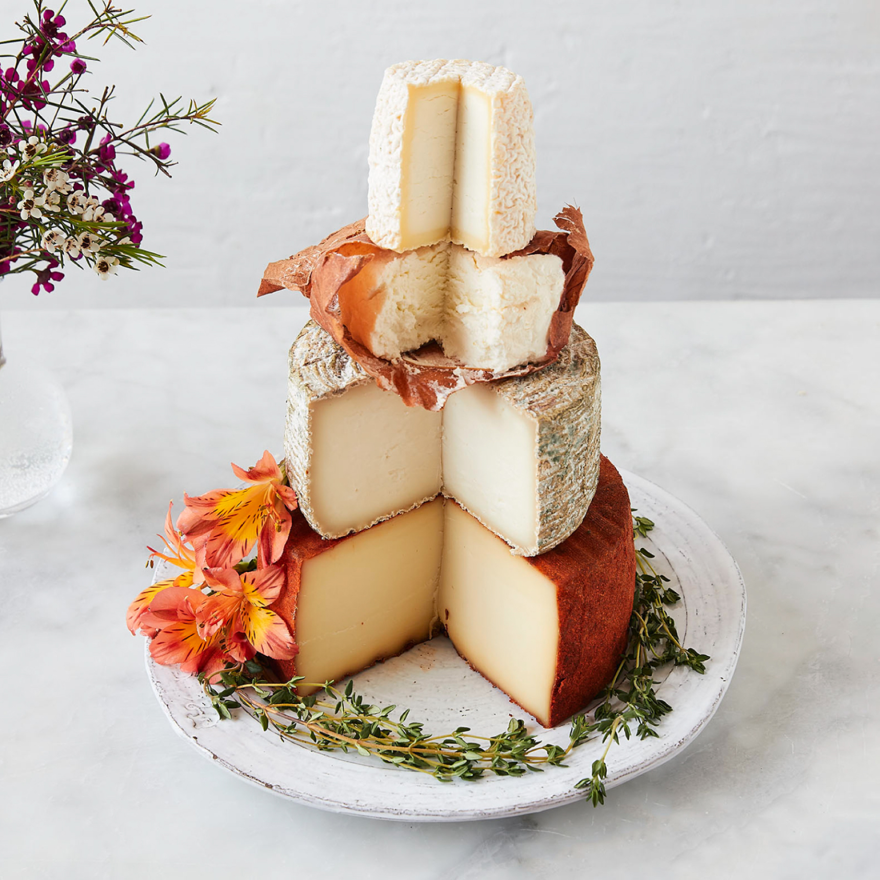 Better Than Cake Cheese Tower – a crowd-pleasing centerpiece | Murray's ...