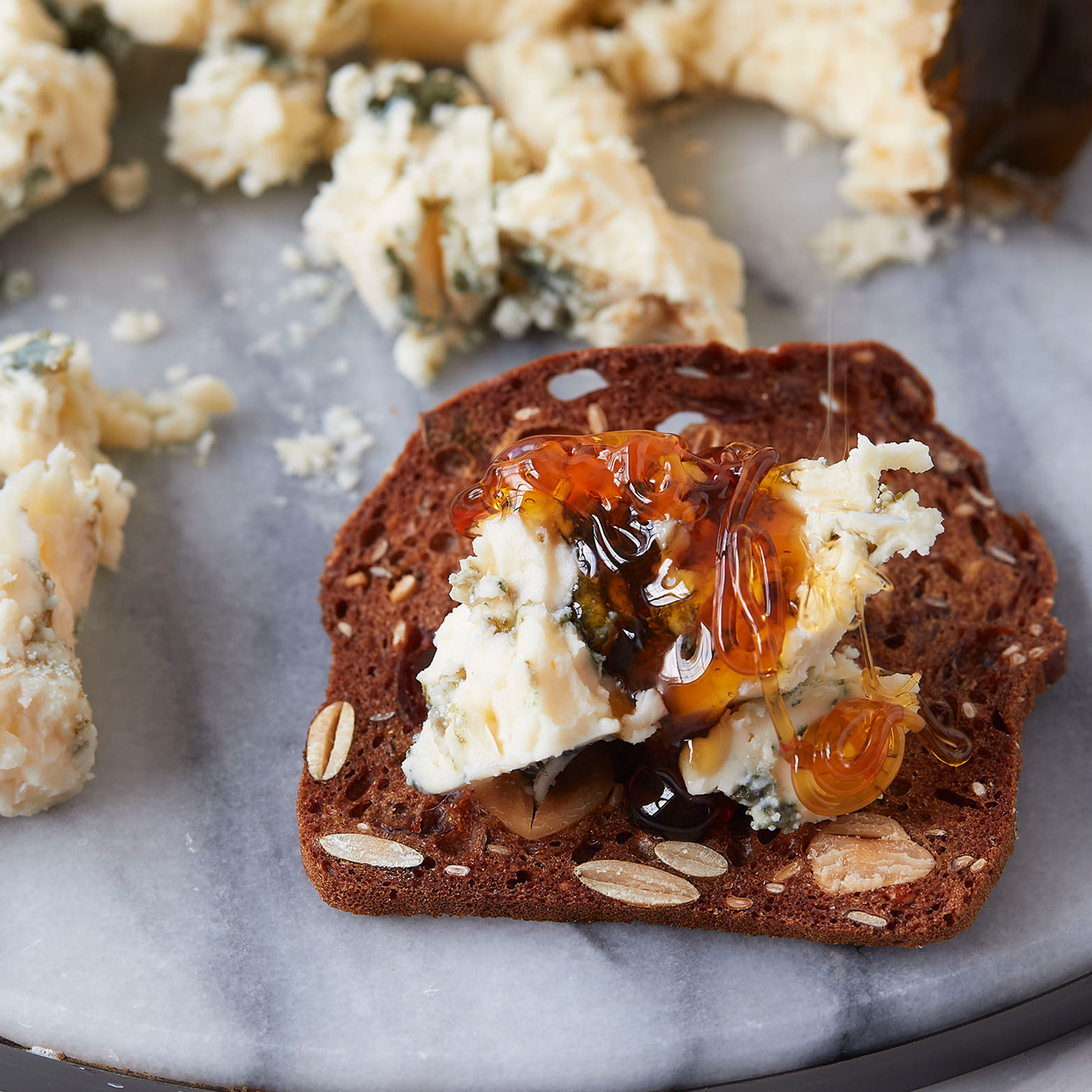 Rogue Creamery Rogue River Blue – a leaf-wrapped blue | Murray's Cheese